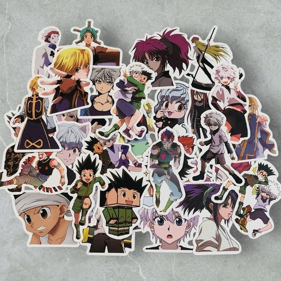 Hunter X Hunter | Office | Hunter X Hunter Character Sticker Set 32 Ct ...